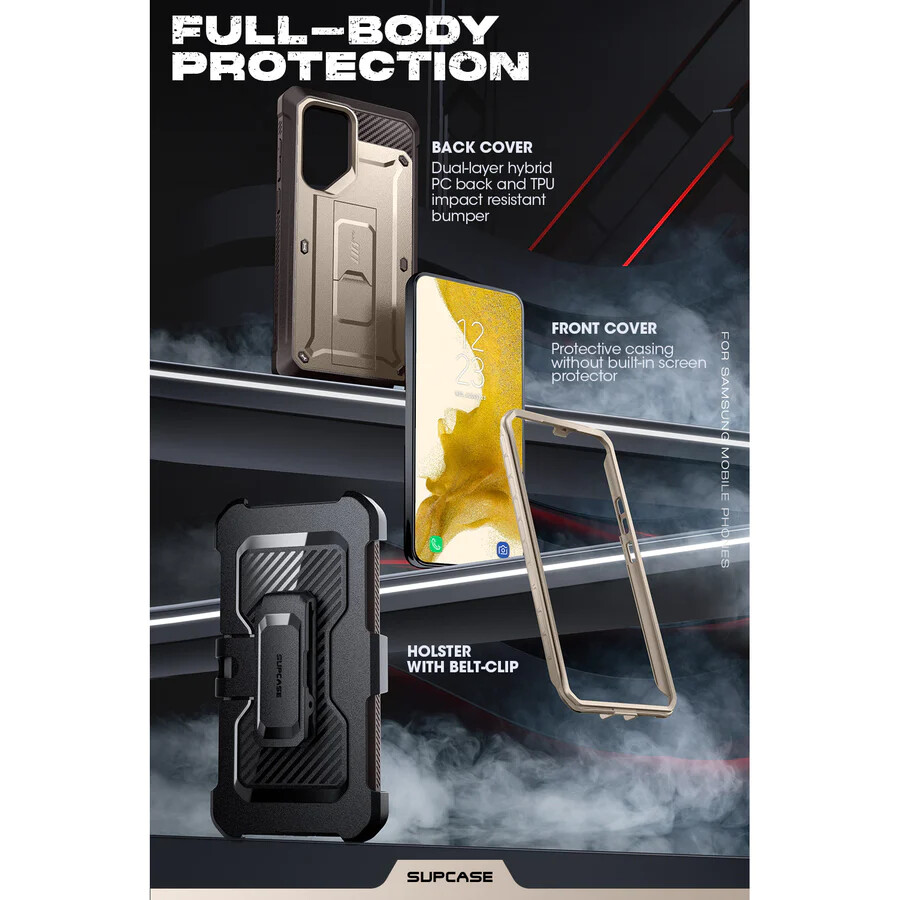 SUPCASE For Galaxy S23 Ultra 2023 5G Case UBPro Rugged Full Body Cover ...