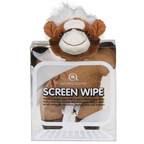 Horse Plush Screen Wipe Cleaner with a Lemon Zest Aroma | eBay UK