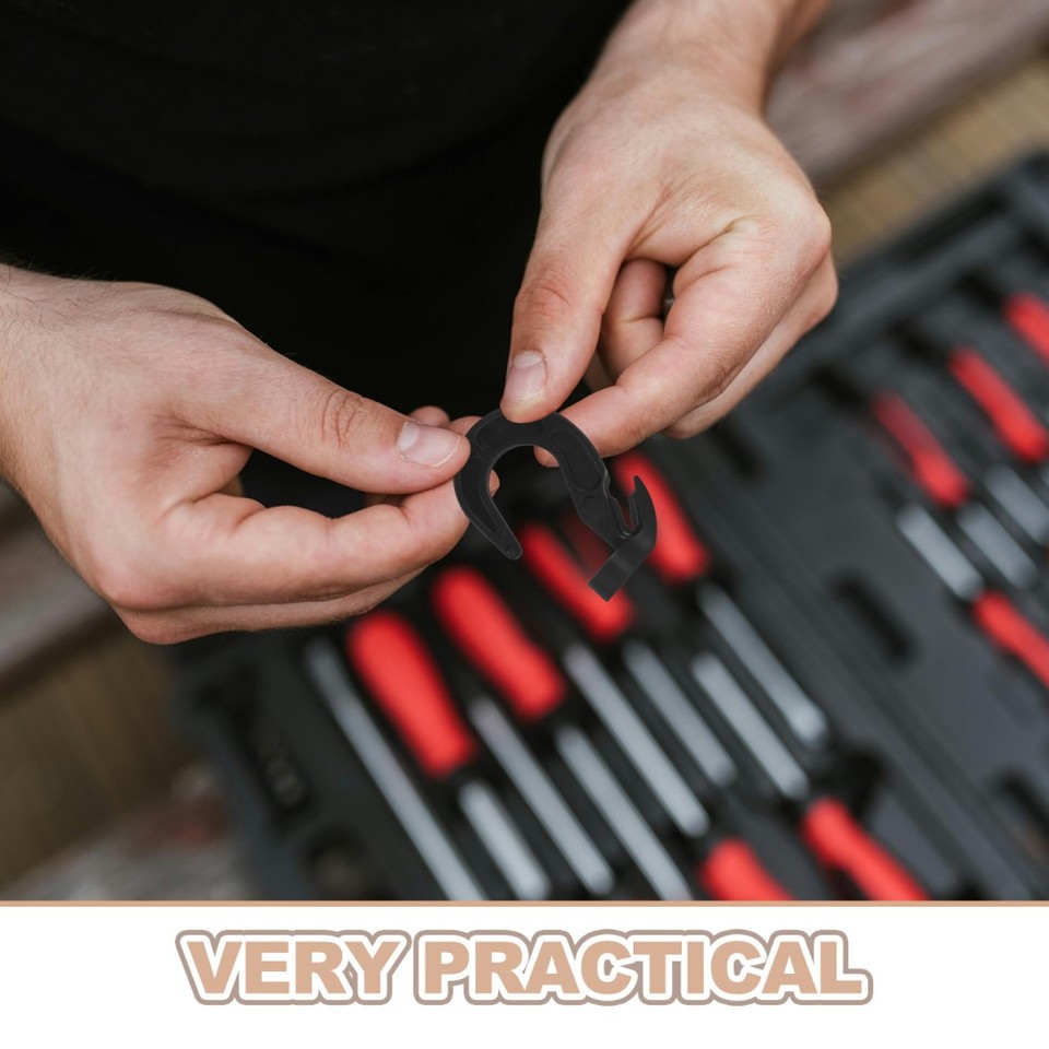 12pcs Plastic Shock Cord Hooks, Elastic Bungee Rope Hooks, Outdoor ...