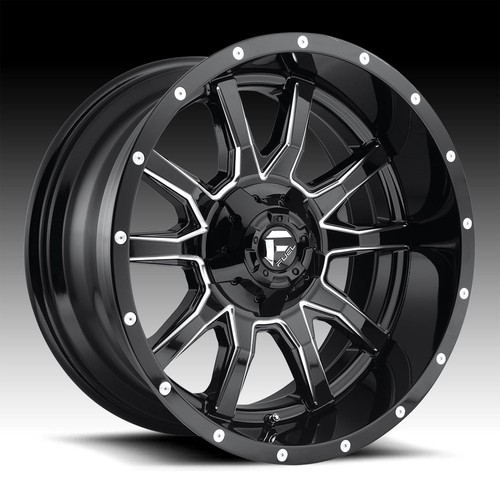 Fuel D627 Vandal Gloss Black Milled 20x9 6x135 / 6x5.5 1mm ...
