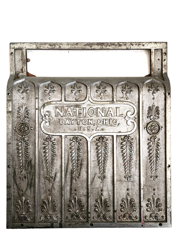 National Cash Register Nickel Plated Back For NCR | eBay