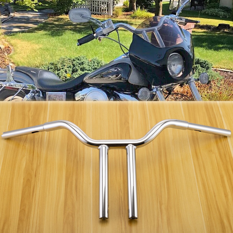 MX T Bars 10" 12" 14" 16" Rise Handlebar For Harley Dyna Softail ...