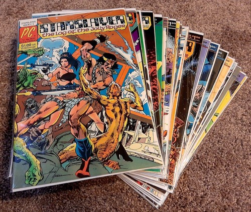 21x Starslayer Set (PC Comics 1982) 1st Rocketeer & Grim Jack art by ...