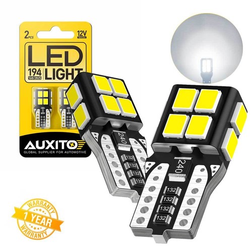 Cool White T10 192 194 168 158 LED Interior Light Bulb Error Free 1Year ...