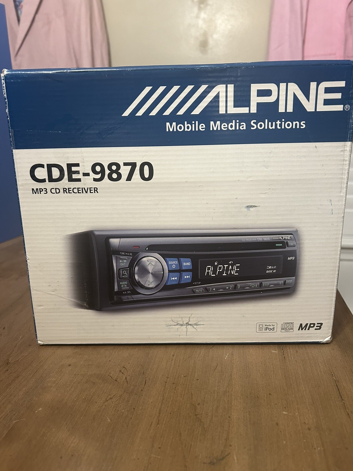 Alpine CDE-9870 CD Player In Dash Receiver for sale online | eBay