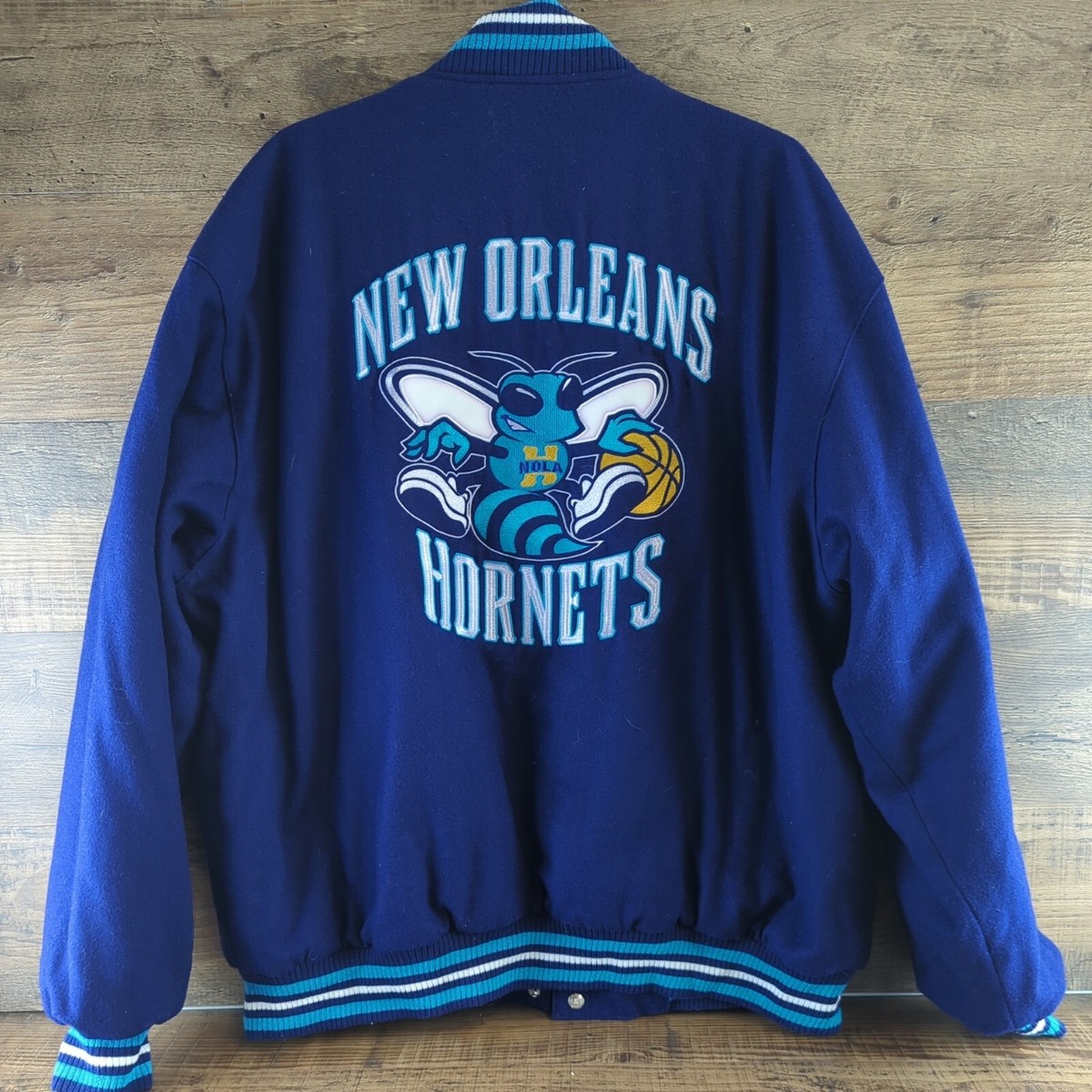 Vintage Jeff Hamilton New Orleans Hornets Reversable Purple Vintage Jeff Hamilton New Orleans Hornets Reversable Purple