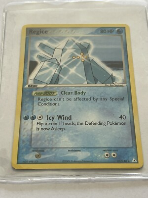 Pokemon TCG Regice Non-Holo Rare EX Holon Phantoms #27/110 | eBay