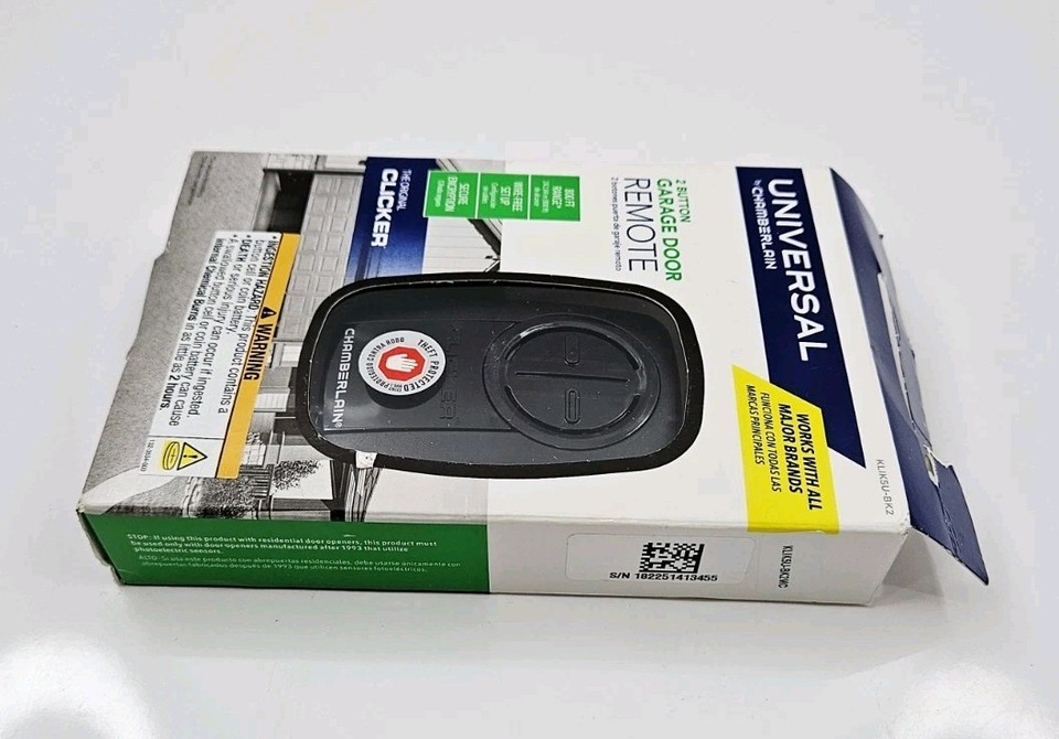 Chamberlain Clicker Universal Button Garage Door Opener Remote | eBay