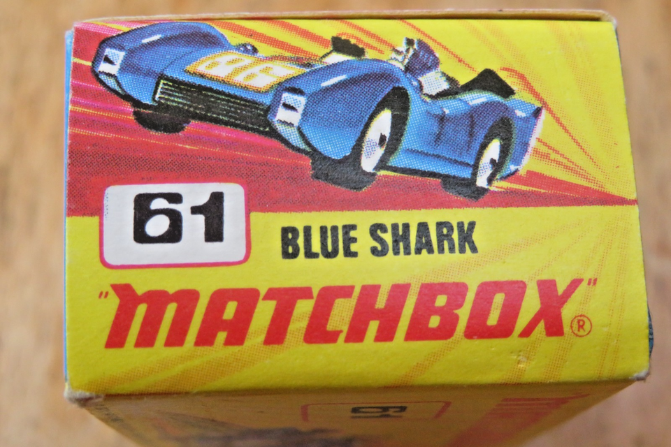 Matchbox Superfast No 61 Blue Shark BOX ONLY - NO MODEL. | eBay UK