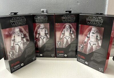 Star Wars Black Series First Order Jet Trooper 6” Figure #99 Lot Of 4 ...