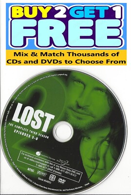 Lost (DVD) Third Season 3 Disc 2 Replacement Disc U.S. Issue! | eBay