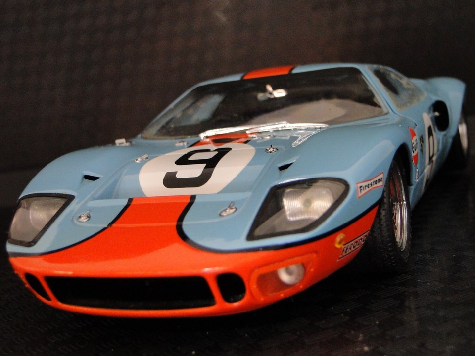 Ford 1 Gt40 12 Race Car Hot Rod 18 Custom Built 1967 Concept Metal Body ...