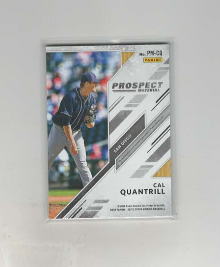 2018 Panini Elite Extra Edition Prospect Materials Purple /25 Cal ...