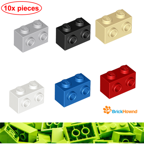 LEGO 11211 Brick, Modified 1 x 2 with Studs on 1 Side 10pcs NEW Choose ...