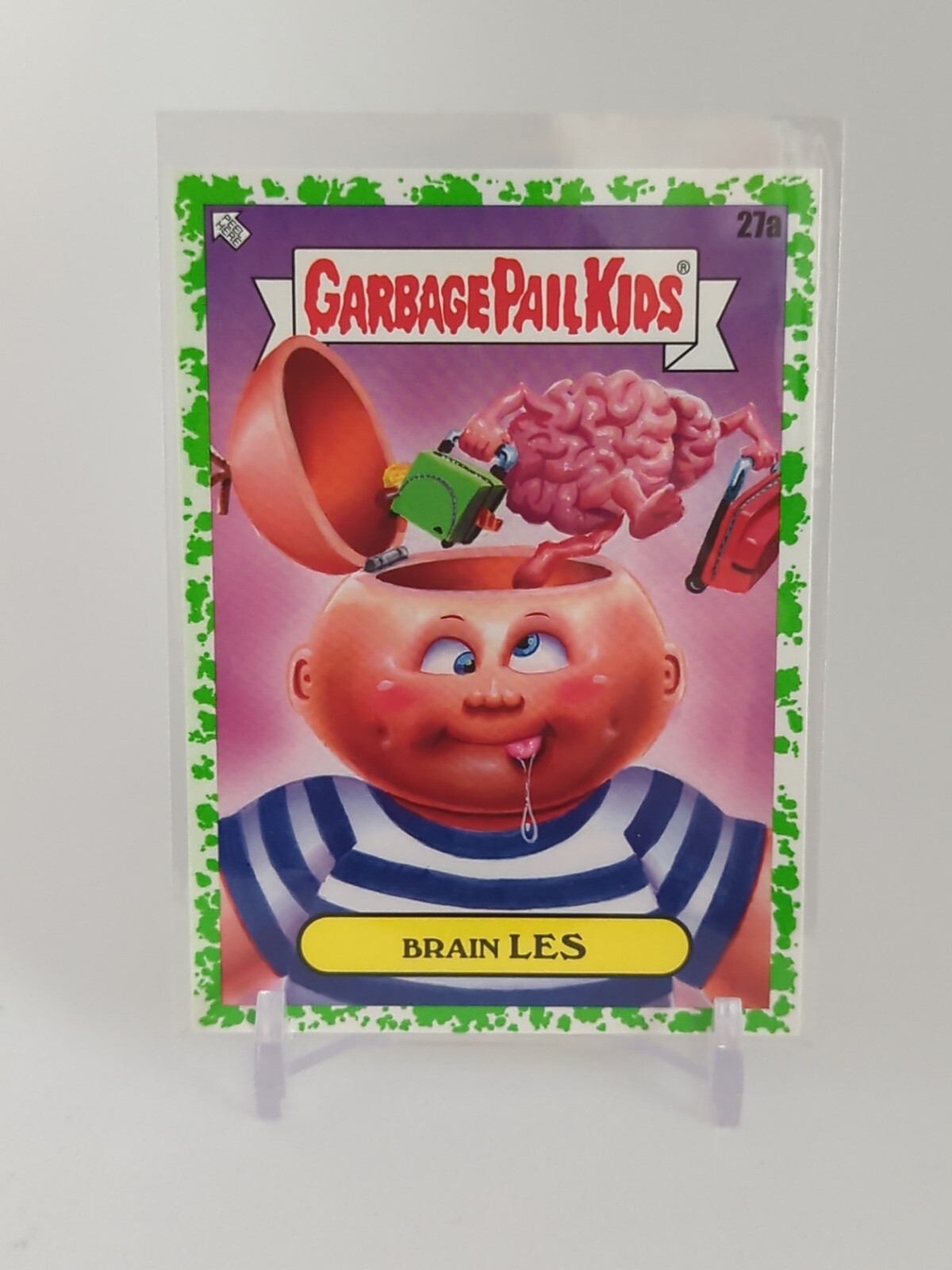 2023 GARBAGE PAIL KIDS GPK GO ON VACATION BOOGER GREEN Brain Les | eBay