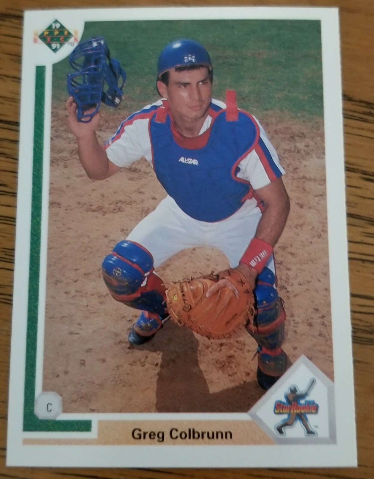 Greg Colbrunn 1991 Upper Deck Top Prospect Baseball Card #15 Rookie ...
