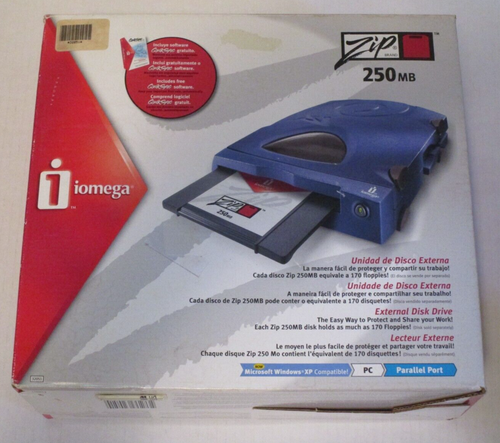 iomega 250mb Zip External Disk Drive Parallel Port (Open Box) | eBay