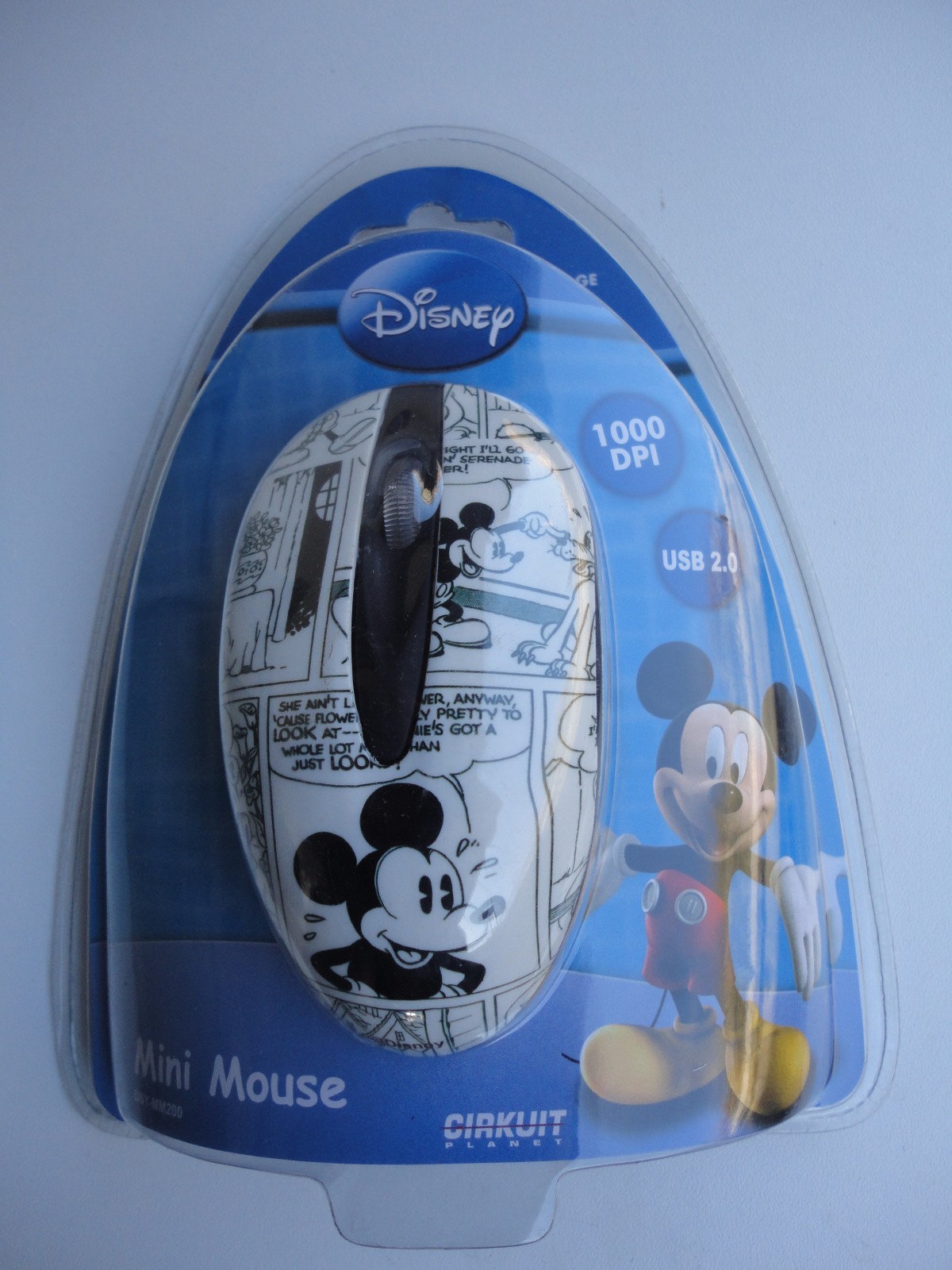 MOUSE PER COMPUTER OTTICO -TOPOLINO MICKEY MOUSE- ORIGINALE IN BLISTER ...