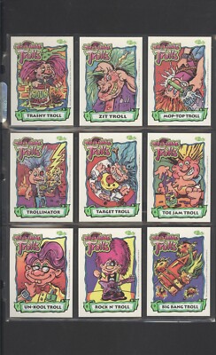 1992 Classic Games Trouble Trolls: Complete Base Card Set (60/60) B1 | eBay