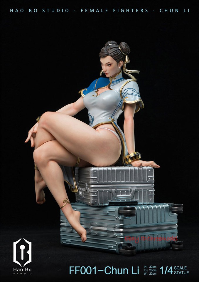 HaoBo Studio FF001 1/4 Street Fighter Chun-Li Resin Painted Statue In Stock | eBay