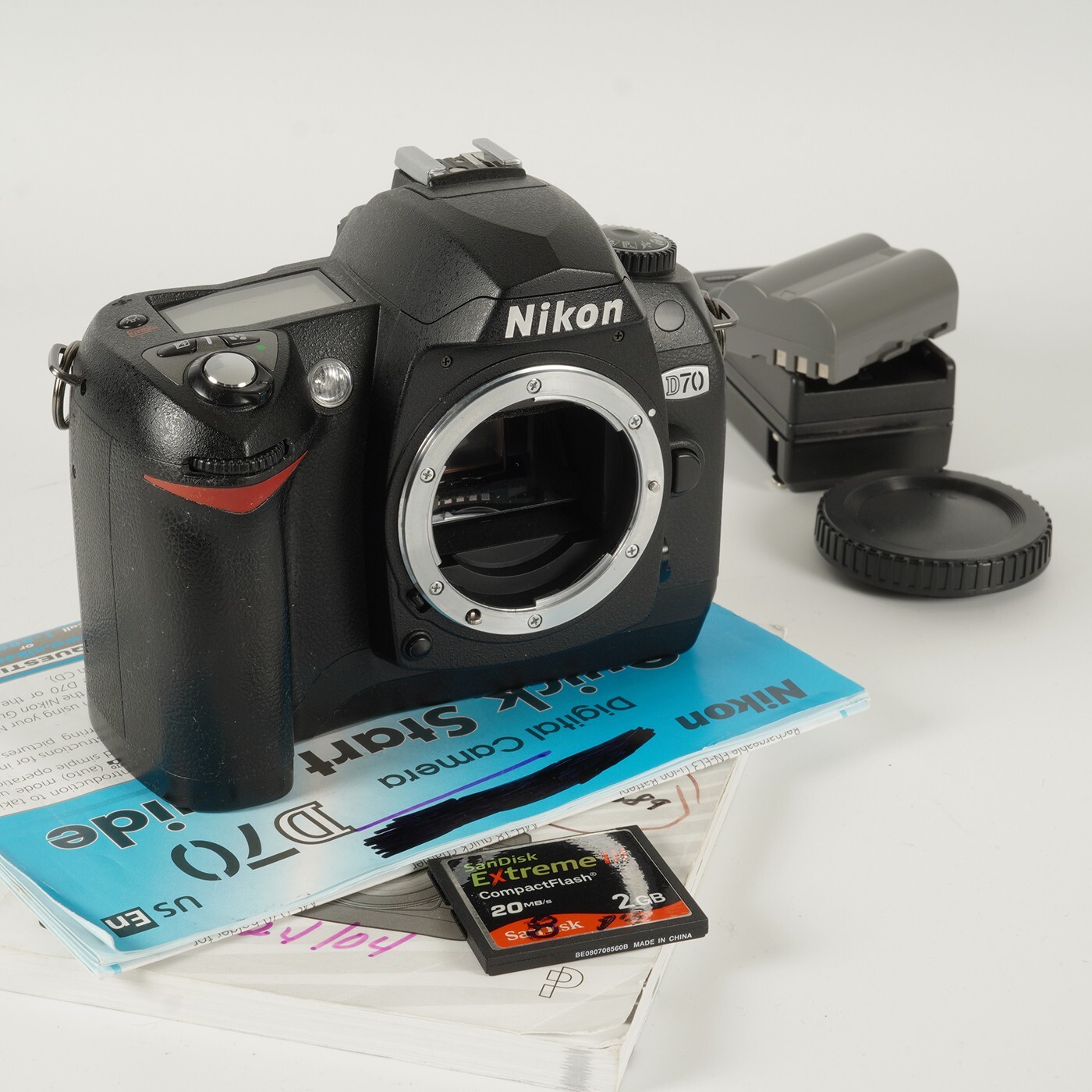 Nikon D70 6.1MP Digital SLR Camera - Shutter Count: ≤ 14,500 | eBay