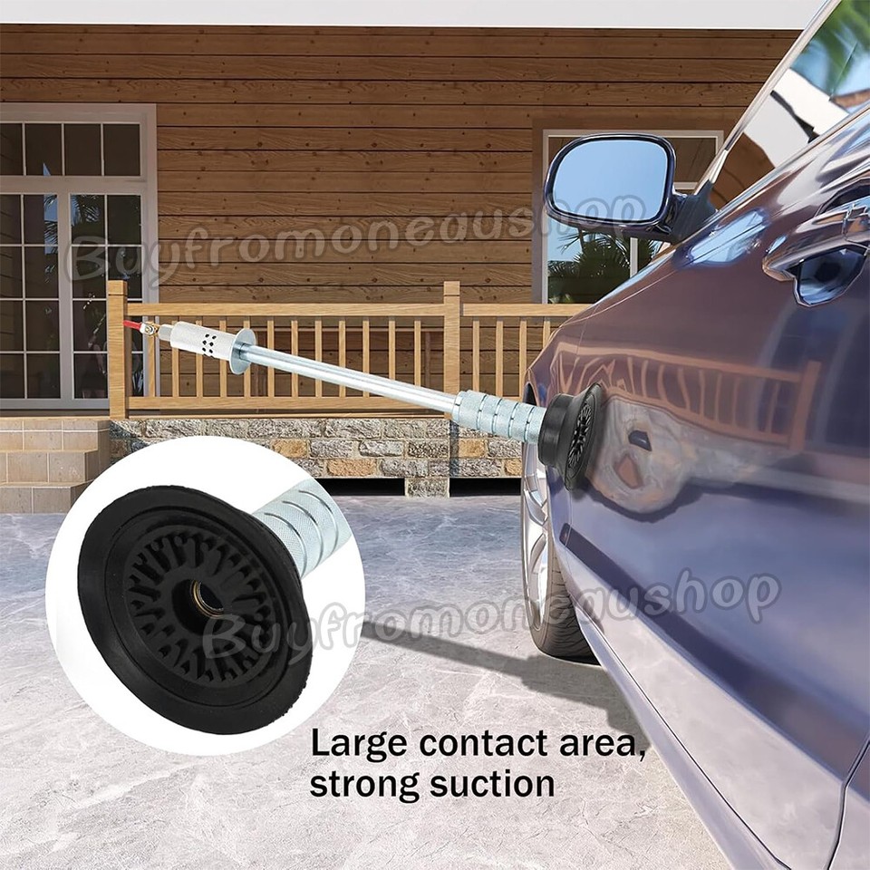 Air Pneumatic Dent Puller Suction Cup Slide Hammer Kit For Car Auto ...