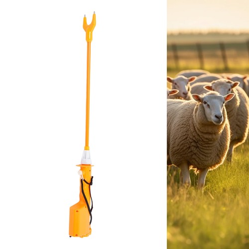 9000V Rechargeable Hot Shot Cattle Pig Prod Electric Shock Livestock ...
