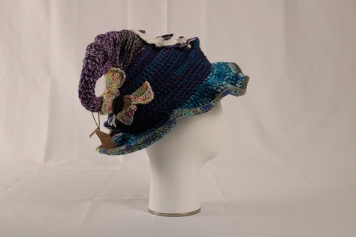 Twisted Hatter Pattern: Crochet Butterfly Witches Hat. Fairycore ...
