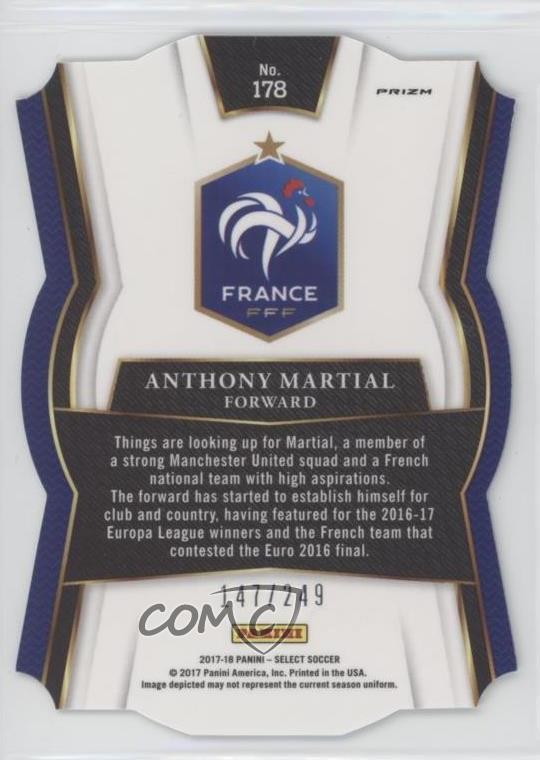 2017 Panini Select Mezzanine Die-Cut Light Blue Prizm /249 Anthony ...