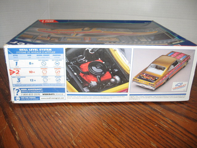 VTG 1:25 Scale Revell Monogram Model Car Kit 85-2515 '65 Chevy Lowrider 1997 | eBay