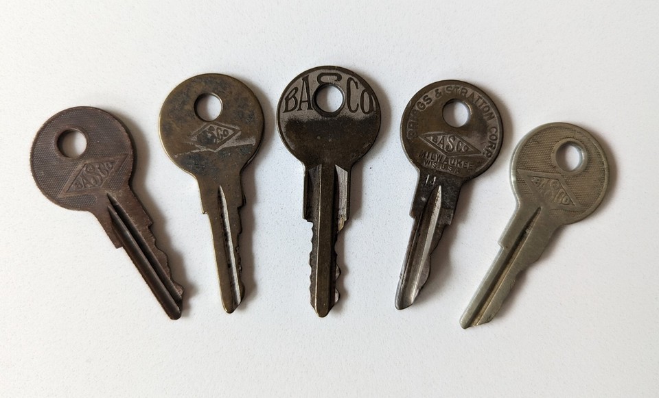 5 - Briggs & Stratton BASCO Keys Lock Replacements | eBay