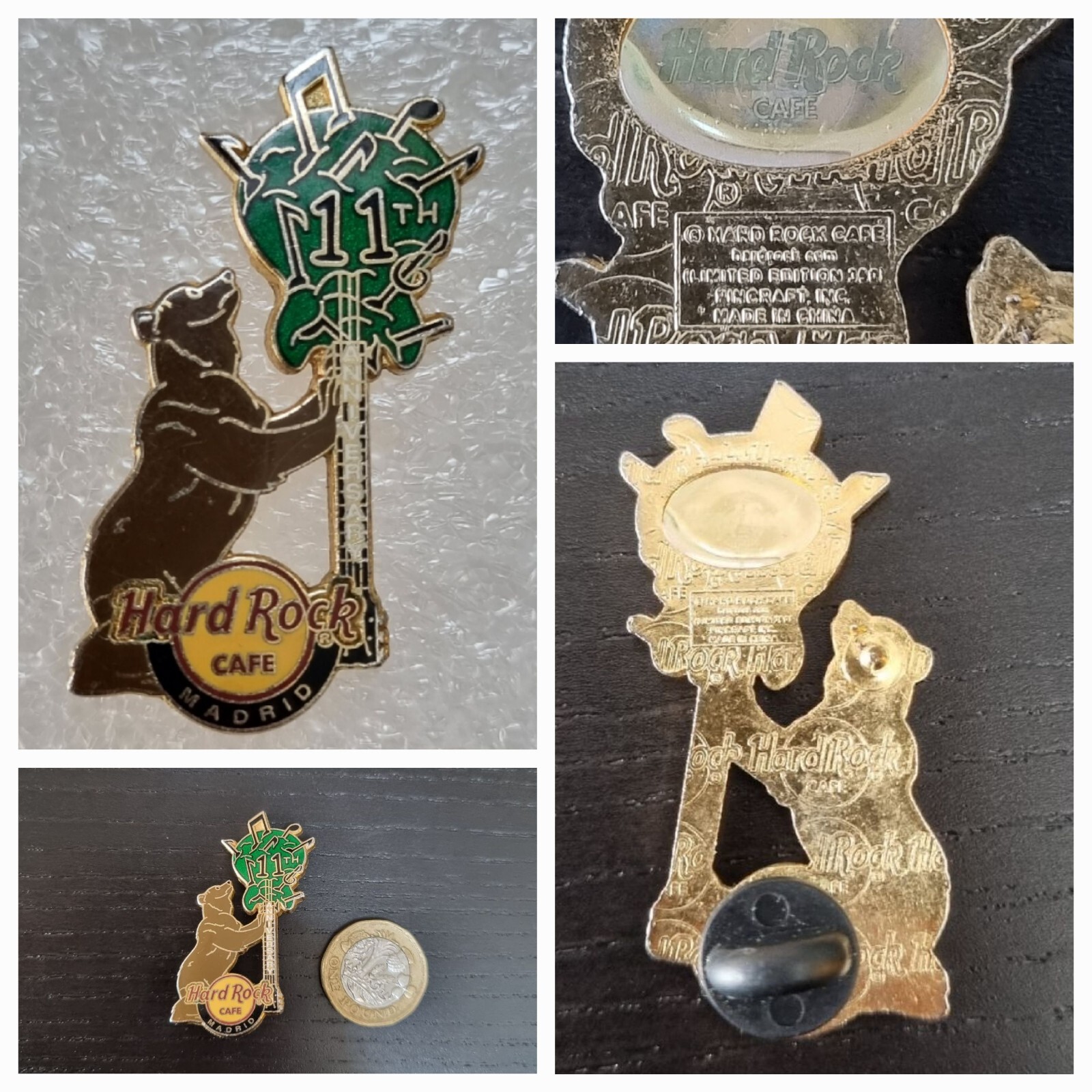 Hard Rock Cafe Pin Badge Memorabilia Guitar Collectible Custom Bundle ...