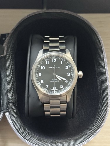 Hamilton x Engineered Garments Khaki Field Watch 36mm Titanium Limited ...