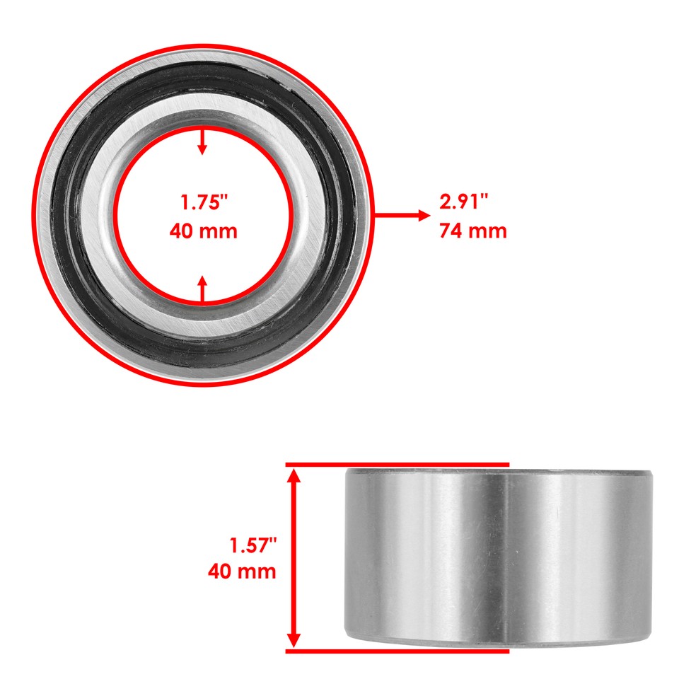 Rear Wheel Ball Bearings for Polaris RZR S 800 EFI Intl 2009-2014 | eBay