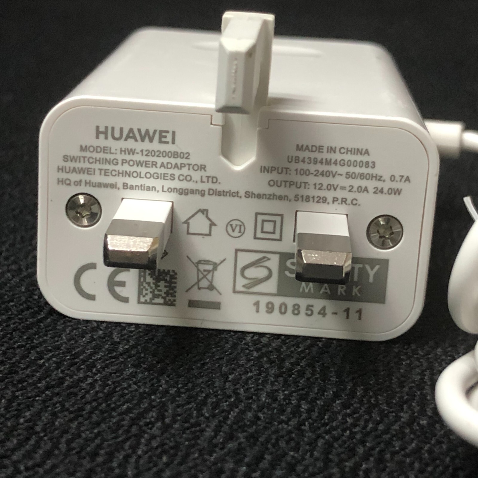 HUAWEI Mains Power Adaptor 12v 2.0 HW-120200B02 Modem Adapter | eBay UK