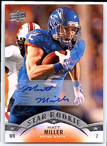 2015 Upper Deck Star Rookies Autographs Matt Miller 142 | eBay
