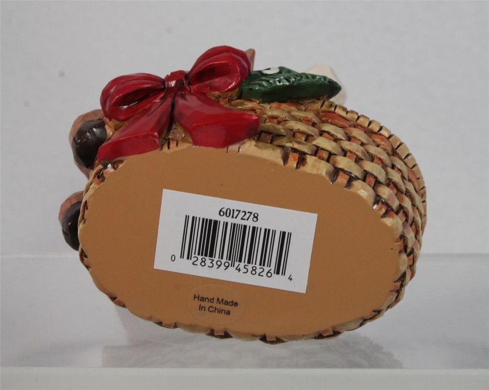 Jim Shore - HIGHLAND COW IN BASKET MINI - 2025 Holiday Figurine ...