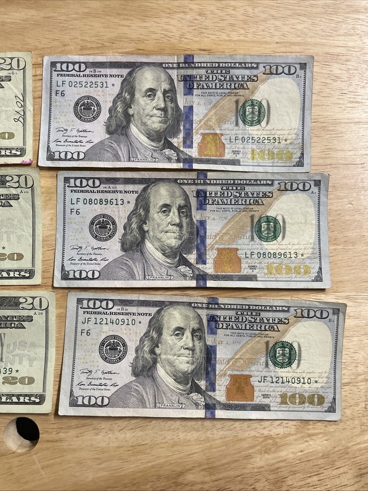 currency us paper money star notes lot | eBay