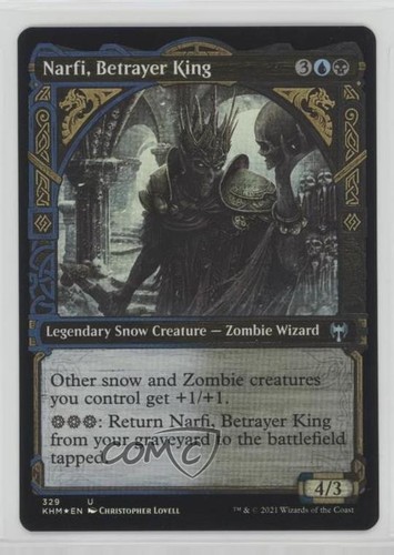 2021 Magic: The Gathering - Kaldheim Foil Narfi Betrayer King (Showcase ...