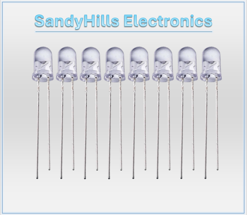 3mm 5mm Led Ultra Bright Clear Lens Red Blue Green White Yellow Orange ...