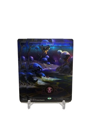 Unfinity Swamp 237 Borderless Foil Land x2 MTG Plus Bonus Card!!! | eBay