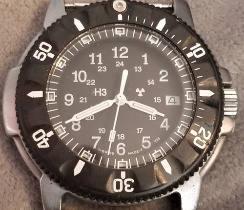 VTG 90's Traser MB Microtech H3 Tritium MILSPEC Field Watch 5 Jewel ...