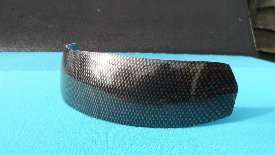 Helmet Visor strip fits Bell, looks like F1 drivers Zylon Strip | eBay