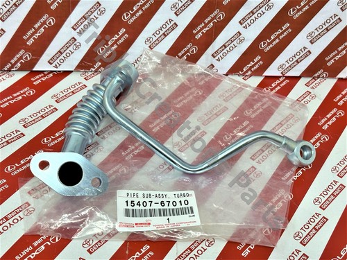 Toyota Genuine 15407-67010 Pipe Sub-Assy Turbo Oil Inlet 1540767010 OEM ...