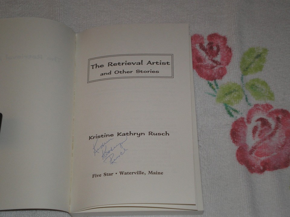 THE RETRIEVAL ARTIST by KRISTINE KATHRYN RUSCH *SIGNED* +TS+ ...