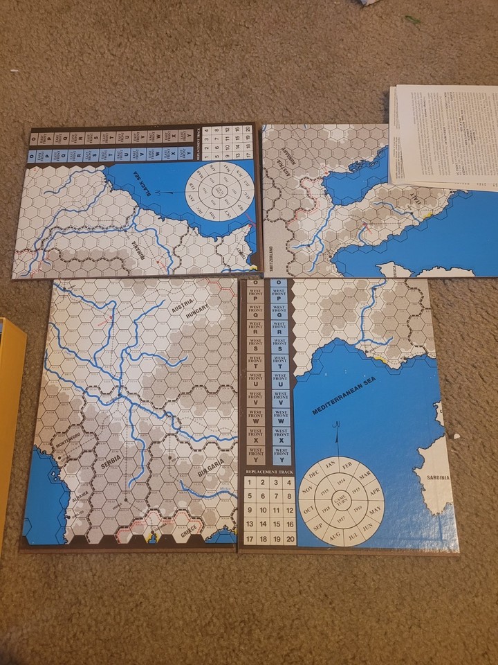 The Guns Of August Board Game Avalon Hill NIOB | eBay