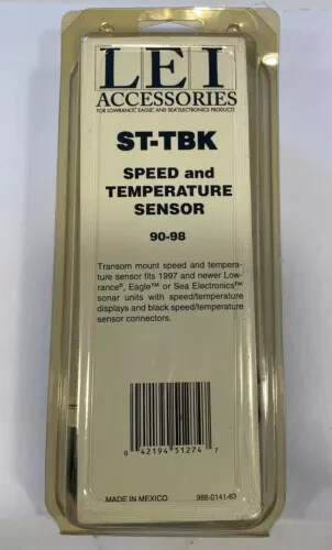 LEI Lowrance ST-TBK Speed and Temperature Sensor 90-98 | eBay
