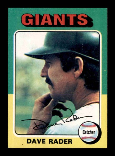 1975 Topps #31 Dave Rader NM/NM+ X3215592 | eBay