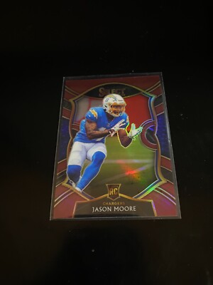 Jason Moore 2020 Select Concourse Maroon Prizm /149 RC Chargers 78 PWE ...