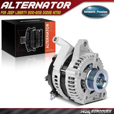 Alternator for Jeep Liberty 2010-2012 Dodge Nitro 2011 V6 3.7L 140A 12V ...